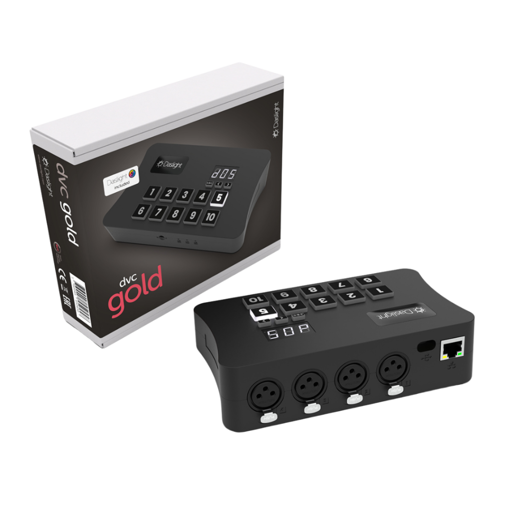 Daslight DVC GOLD – 1024 DMX-Kanäle für Profis